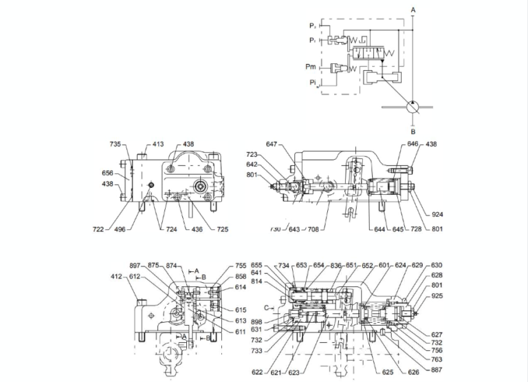 kawasaki k3v pump repair manual